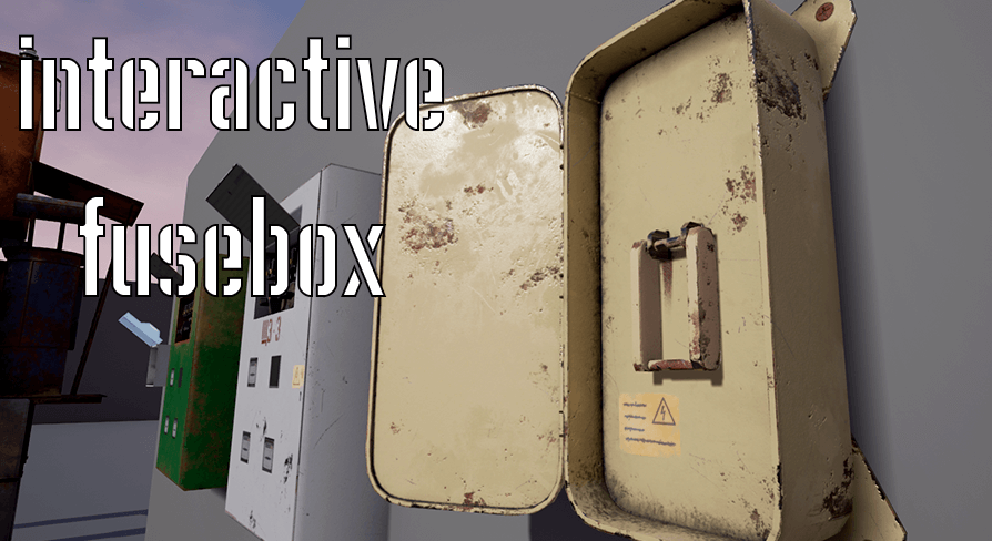 Interactive Fusebox in Props - UE Marketplace